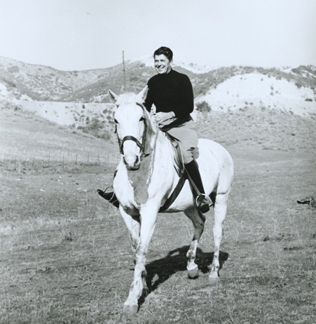 Ronald Reagan Riding Photographs