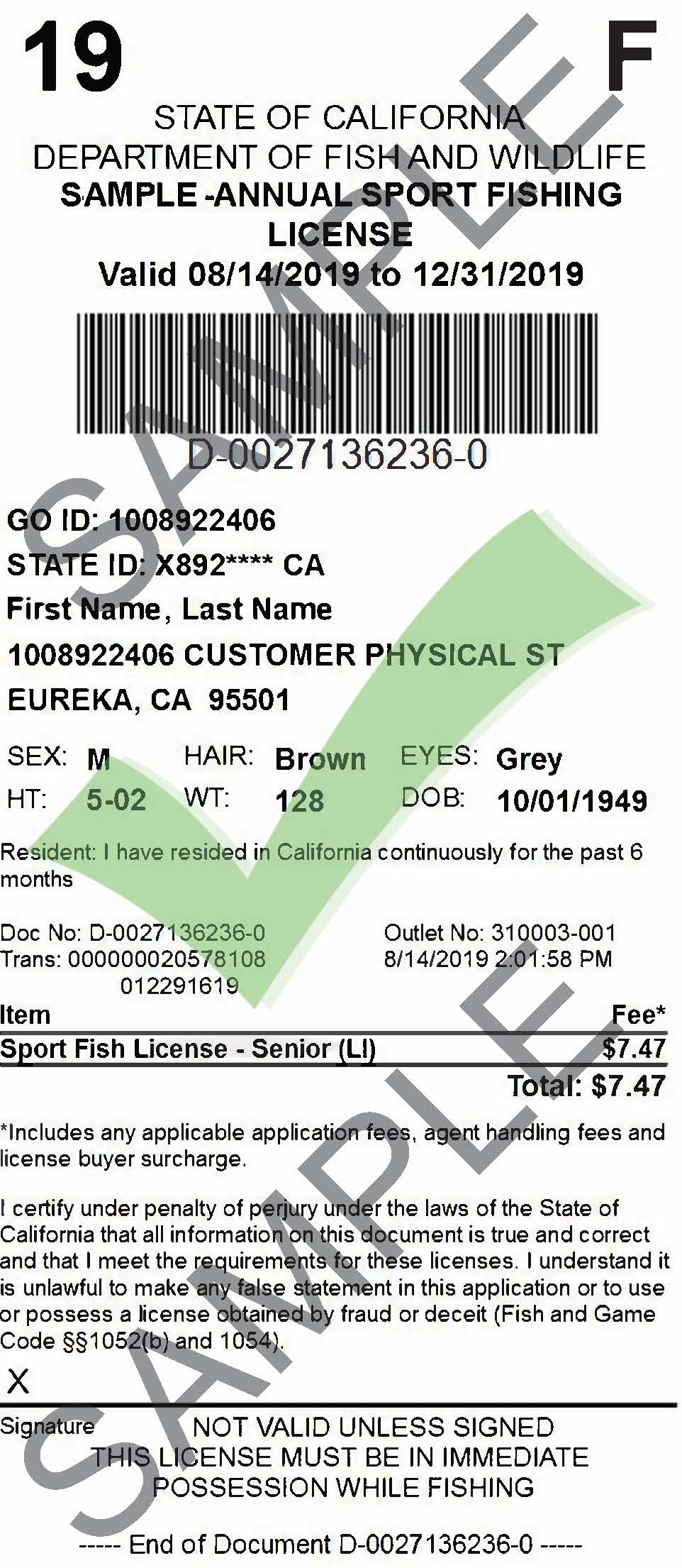 Golden Bear Pass Application Requirements